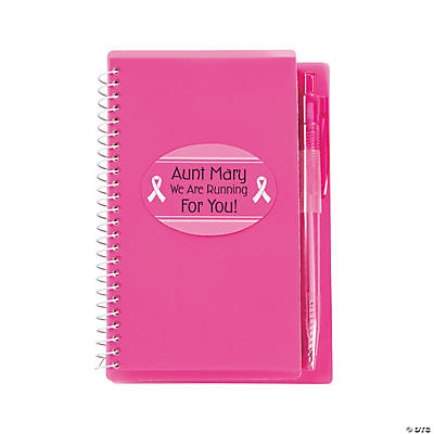 Personalized Pink Spiral Notebook & Pen Sets - Discontinued