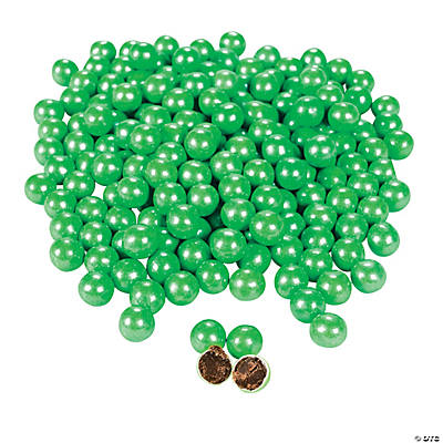 Sparkling Lime Green Chocolate Candy