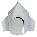DIY Rocket Ship Playhouse