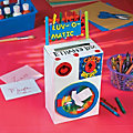 Washing Machine Valentine Exchange Box Idea | Oriental Trading