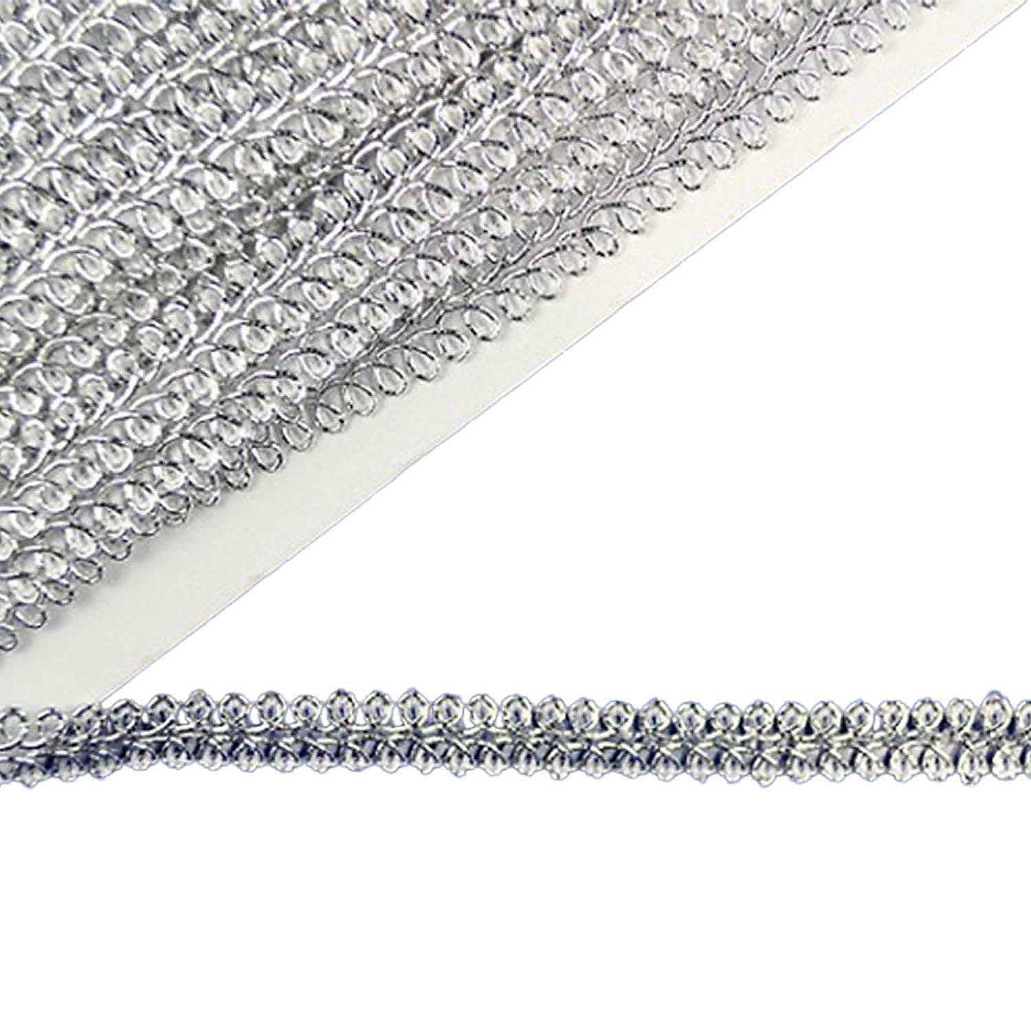 1/2" x 15 Yards Silver Gimp Braid 5 Packs Gimp Braid Trim | Oriental ...