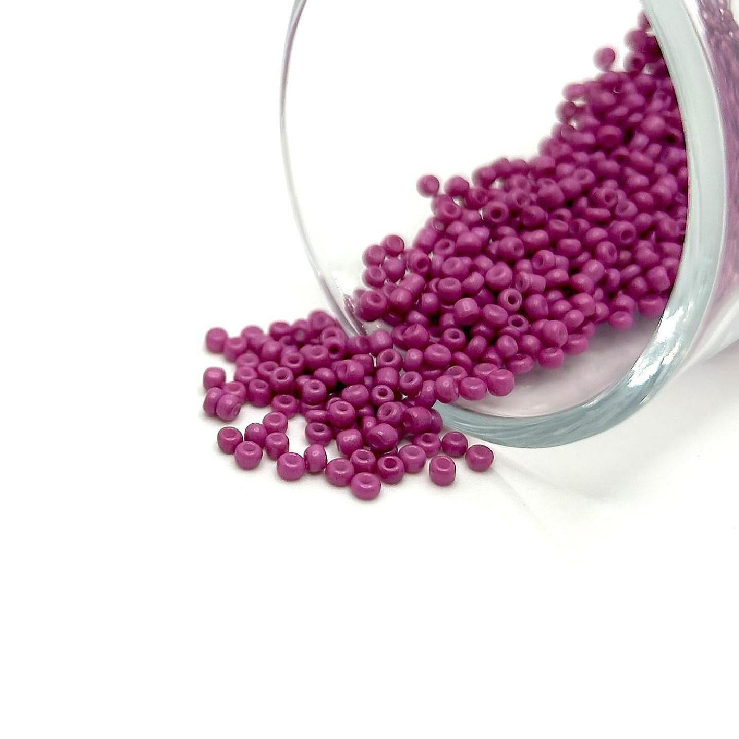 10 grams Pink 12/0 Glass Seed Beads | Oriental Trading