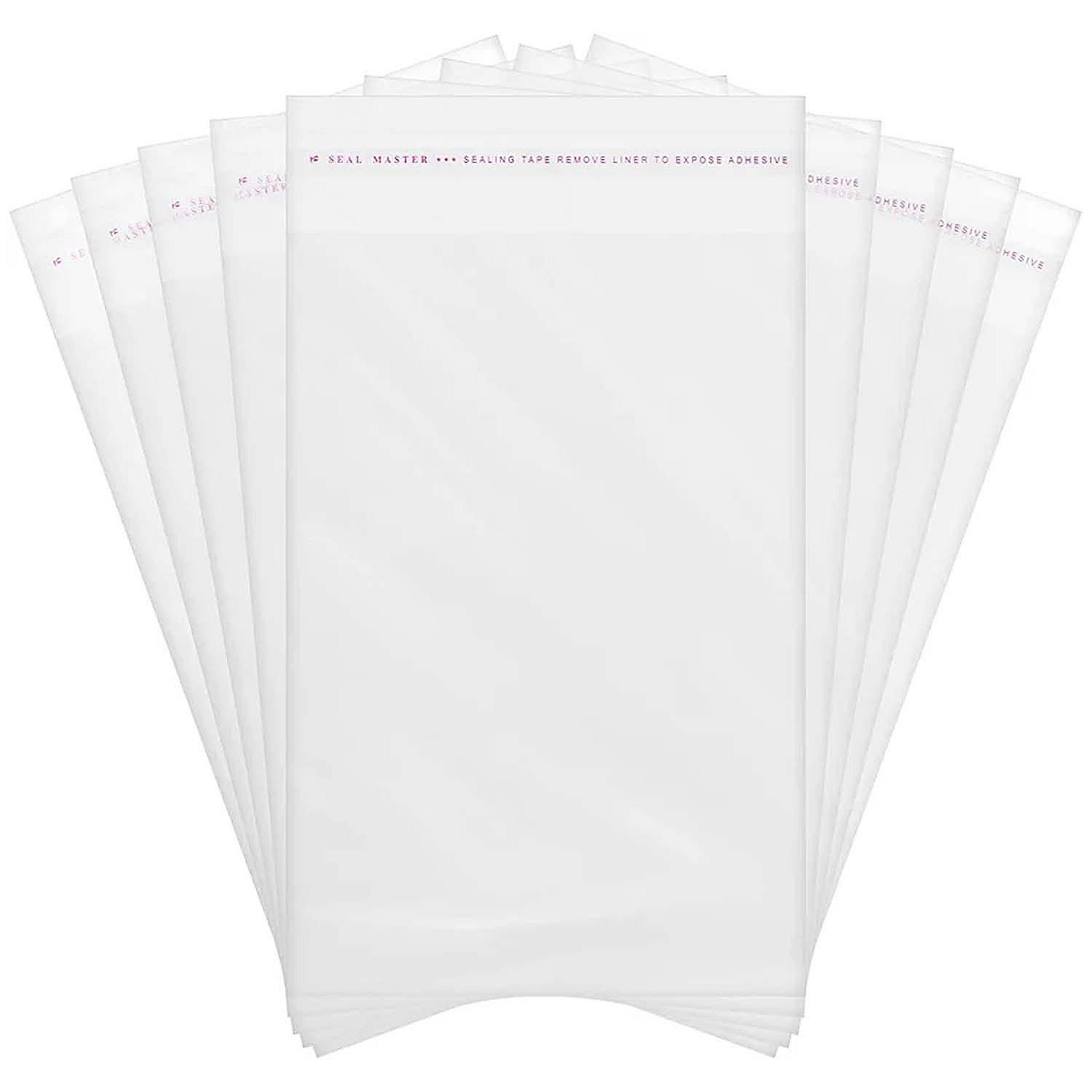 100 Count 4 x 6 Clear Cellophane Resealable Bags Self Seal Envelopes 1.2 mil | Oriental Trading