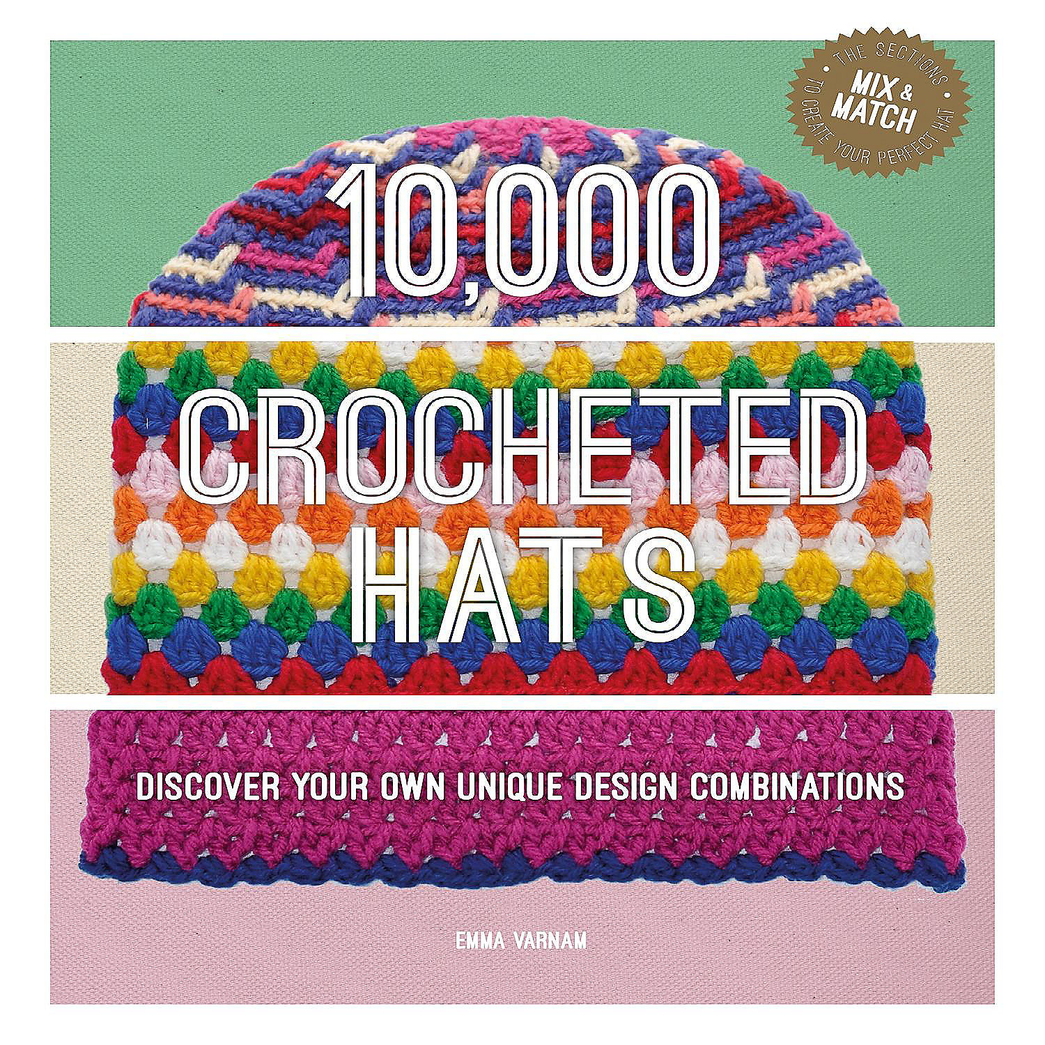 10,000 Crocheted Hats-Hardcover