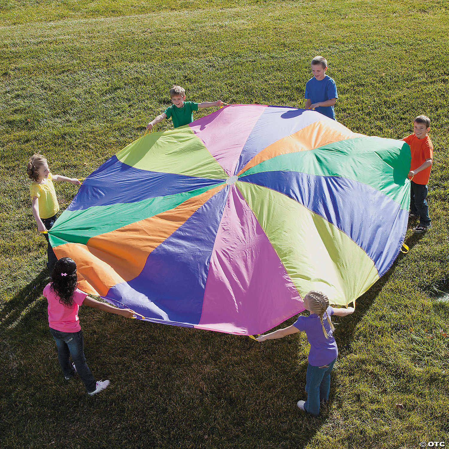12 Ft. Super Sturdy Polyester Parachute | Fun Express