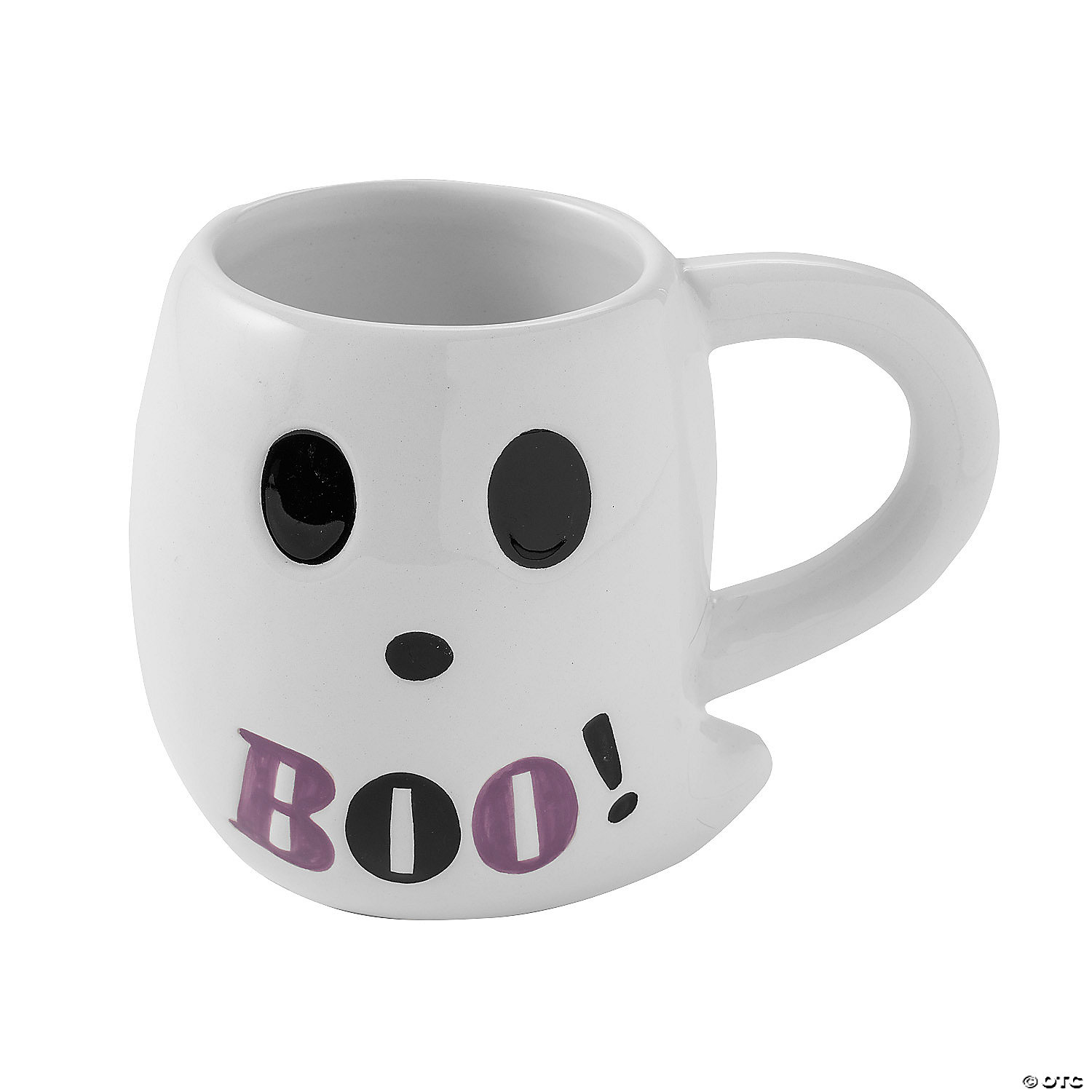 12 oz. Ghost Reusable Ceramic Mugs - 4 Ct. | Oriental Trading