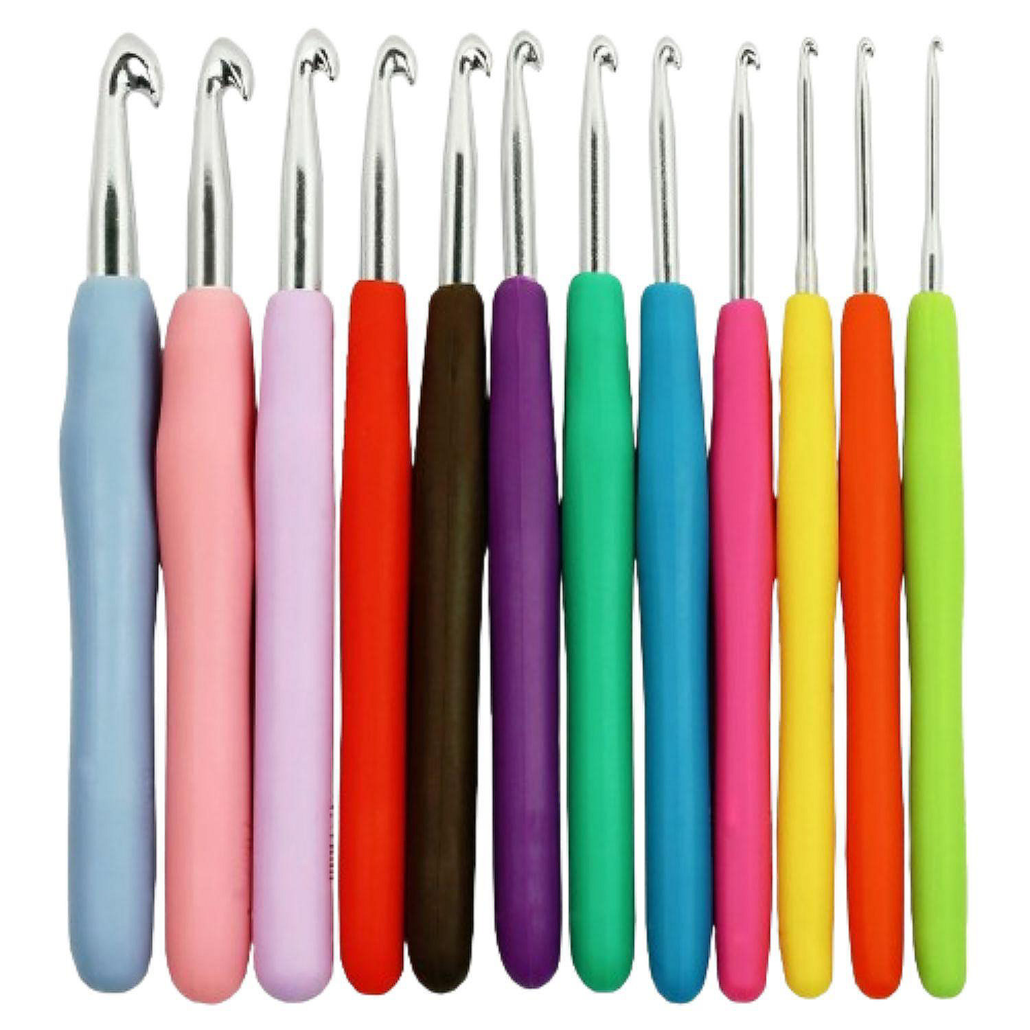 12 PCS Set Crochet Hooks Needles