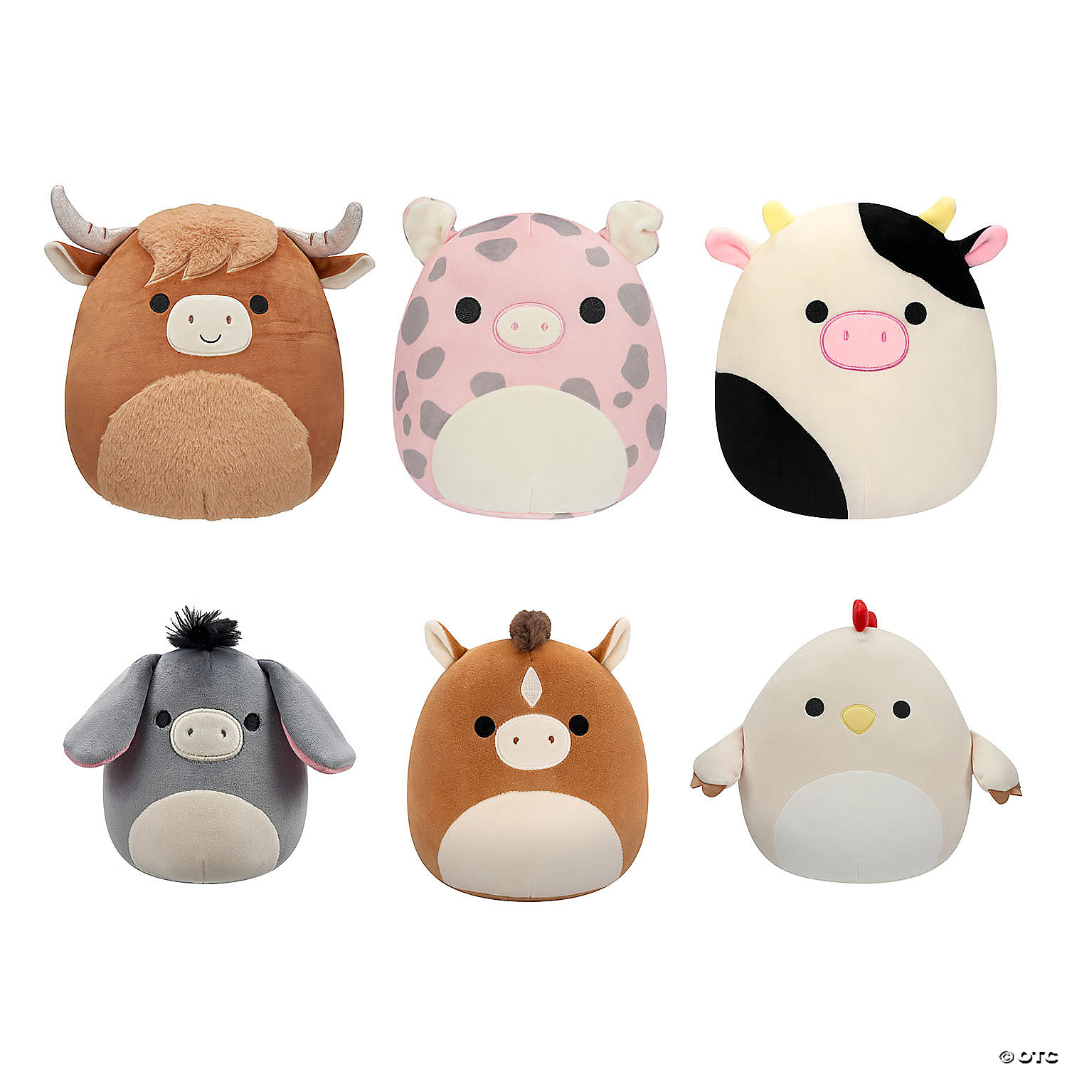 16" Squishmallows™ Stuffed Farm Animals