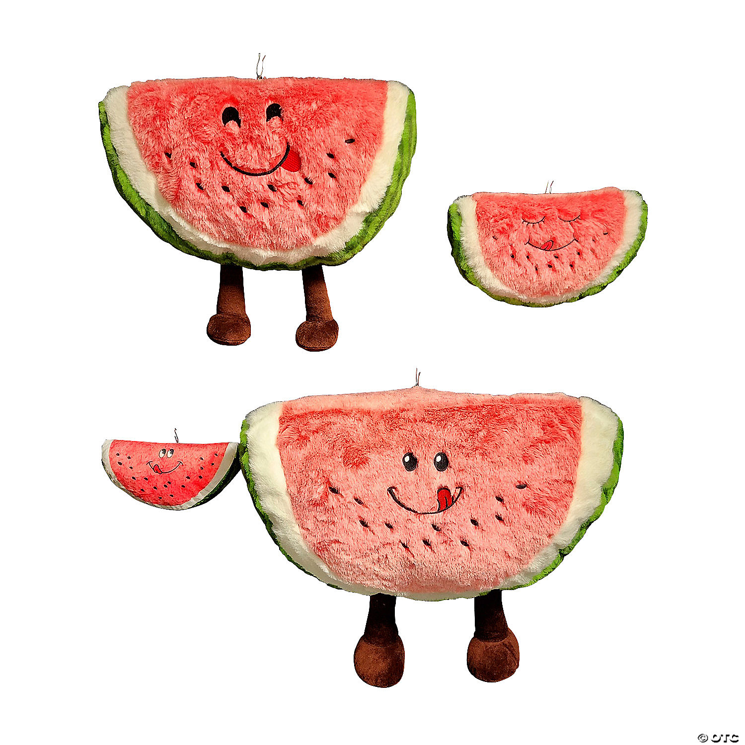 18" Stuffed Happy Watermelon