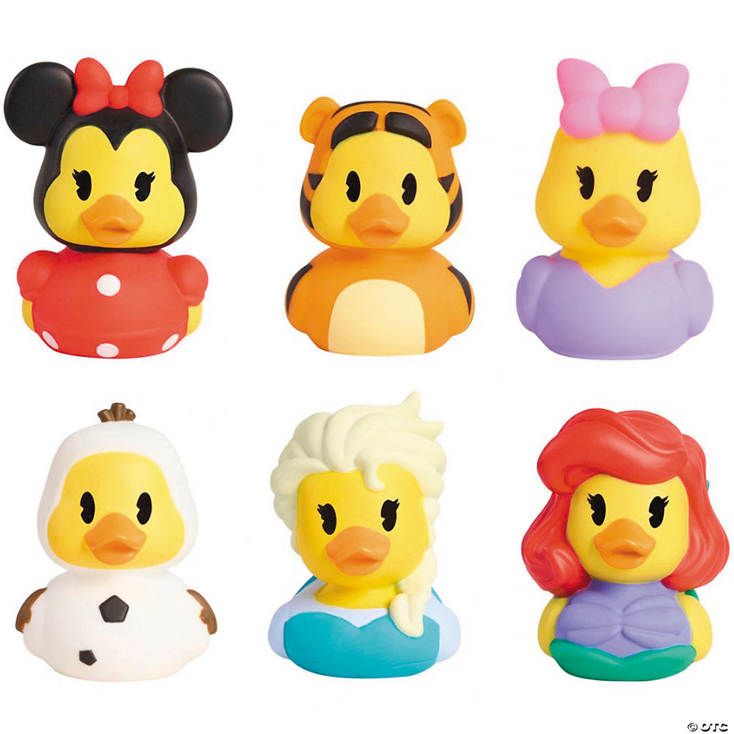 2 3/4" Disney Character Set #2 Plastic Rubber Ducks Assortment