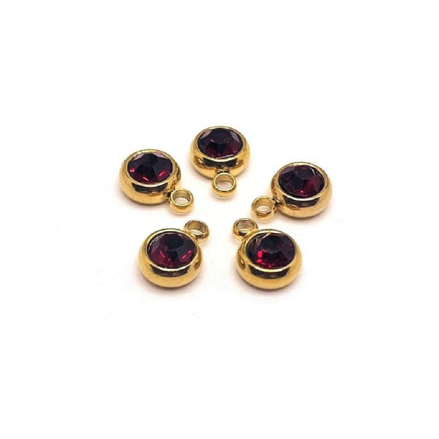 20 Pcs January Red Charms | Oriental Trading