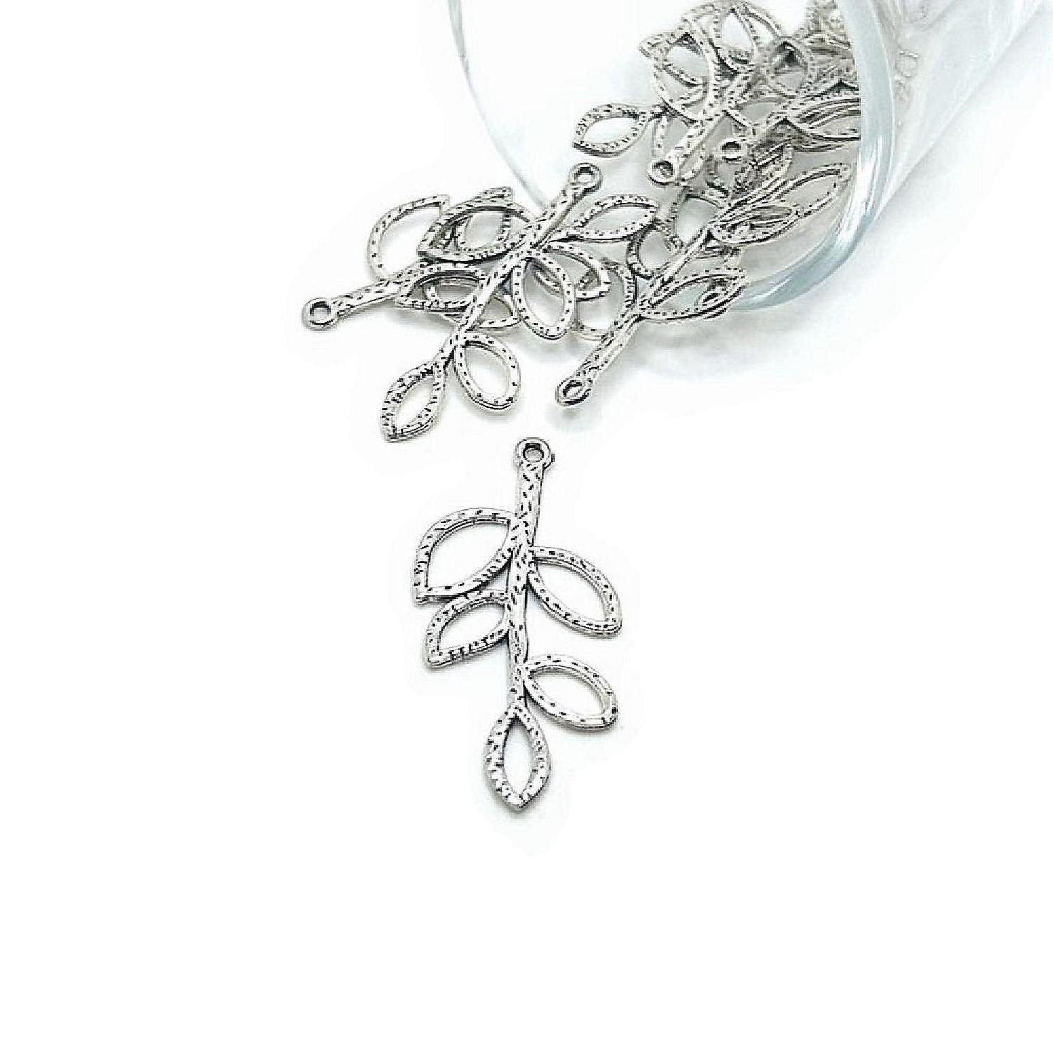 20 Pcs Silver Tree Branch Connectors
