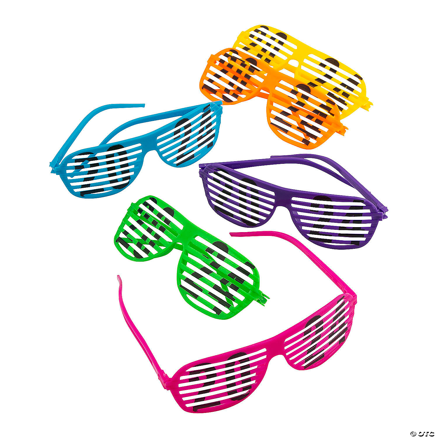 2024 Neon Shutter Glasses - 12 Pc. - Discontinued