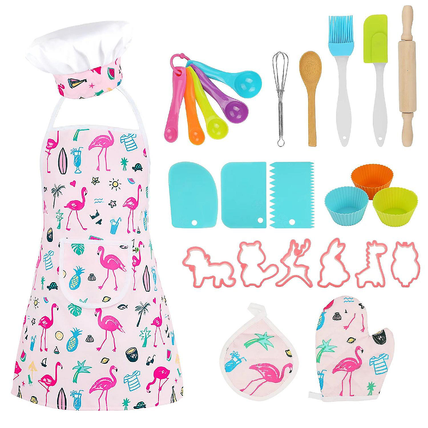 26 Pieces Kids Silicone Toy Baking Set | Oriental Trading