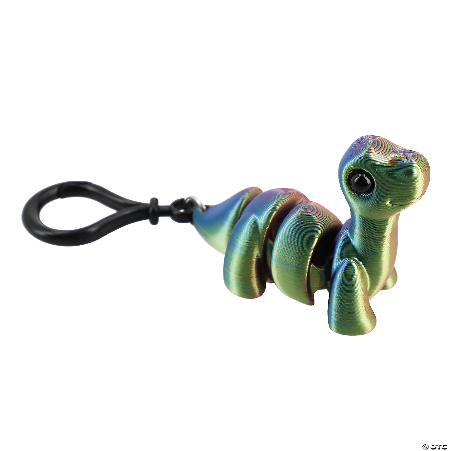 3 1/4" 3D-Printed Articulated Dinosaur Plastic Keychains | Fun Express