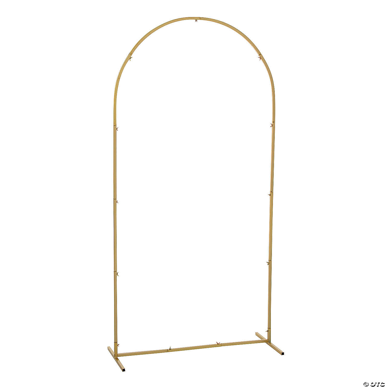 3 ft. x 6 ft. Arch Frame Gold-Plated Metal Frame