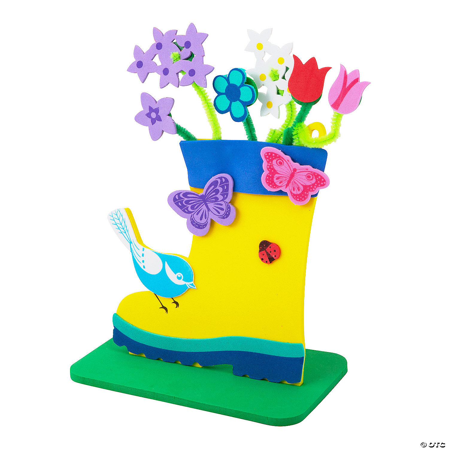 3D Spring Rainboot Stand-Up Craft Kit