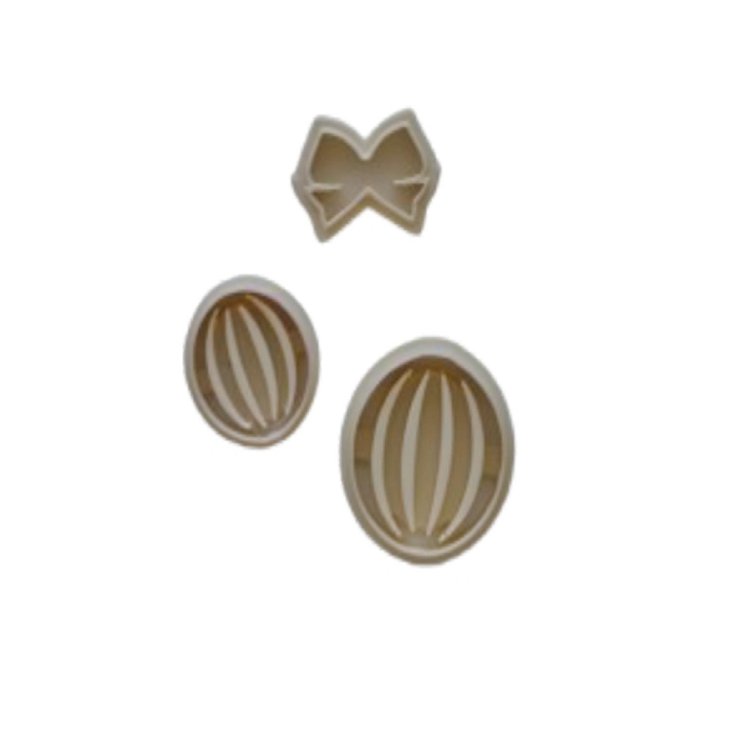 3pc Ornament Polymer Clay Cutter Set by Hello Cutters