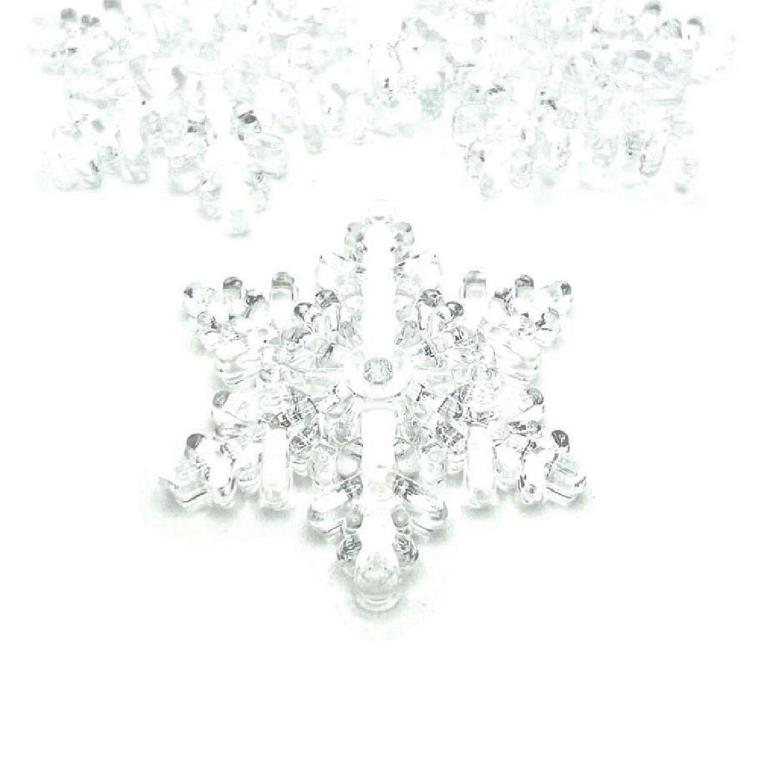 4 pcs Large Acrylic Snowflake Pendants | Oriental Trading