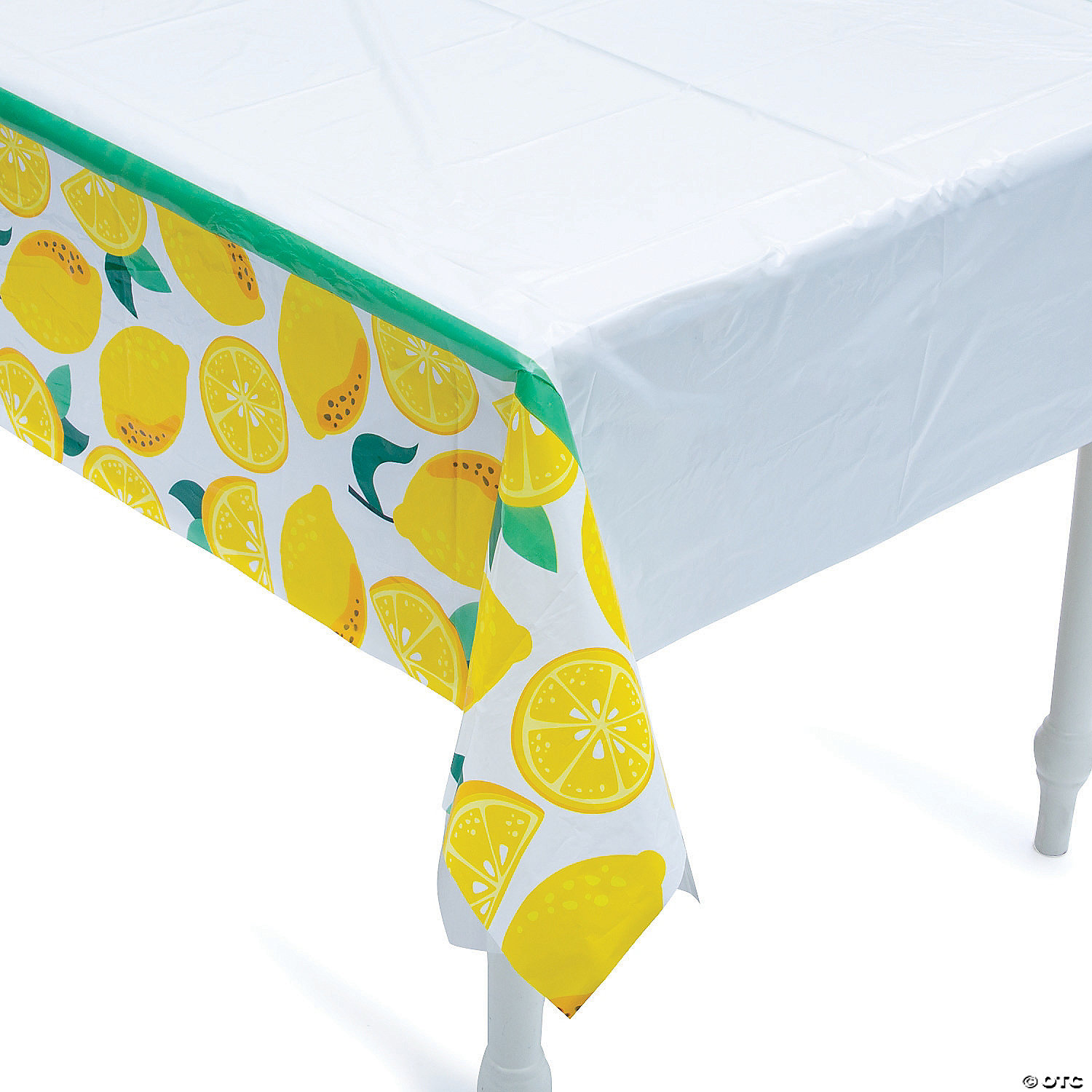 54" x 108" Lemon Party Rectangle Plastic Tablecloth | Oriental Trading