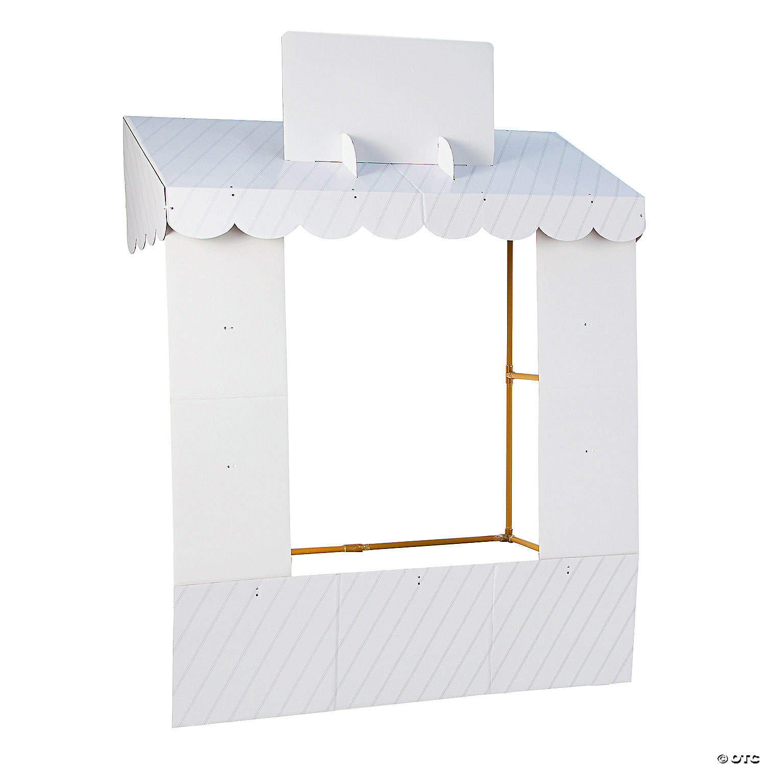 56" x 80" Customizable White Tabletop Hut with Frame Decorating Kit - 6 Pc.