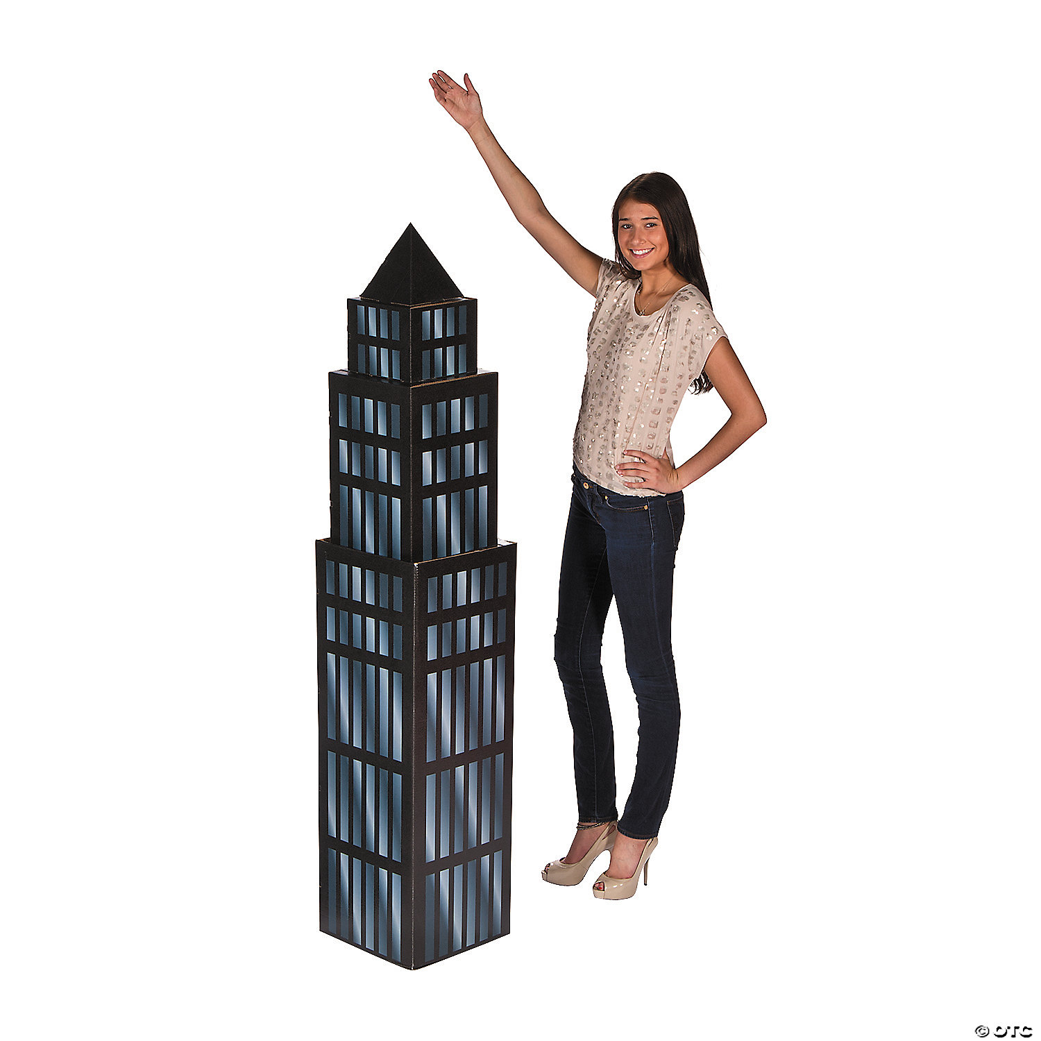 6 Ft. Small Skyscraper Cardboard Cutout Stand-Up
