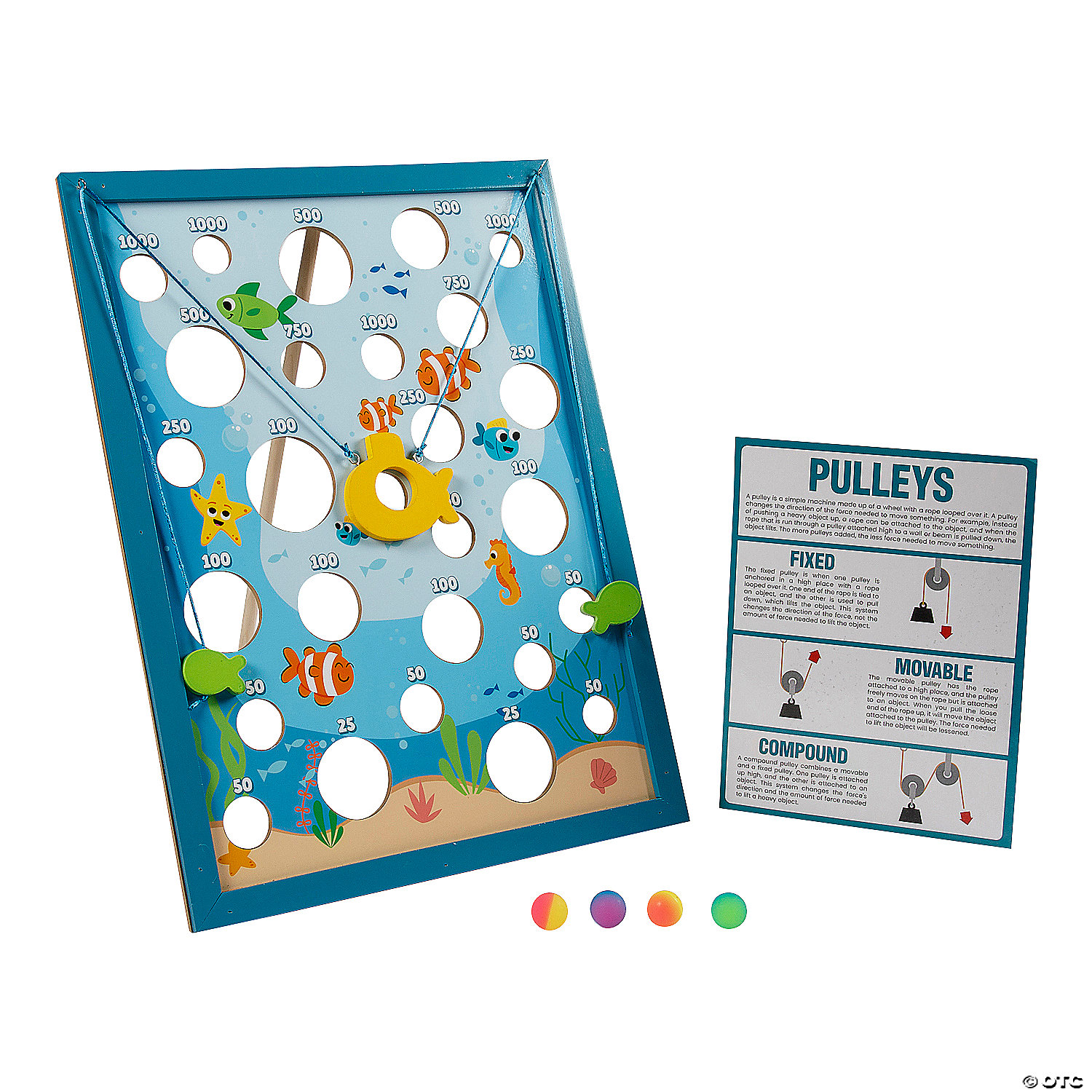 6 Pc. STEM Feed Me Pulley Activity Learning Challenge Craft Kit - Makes ...