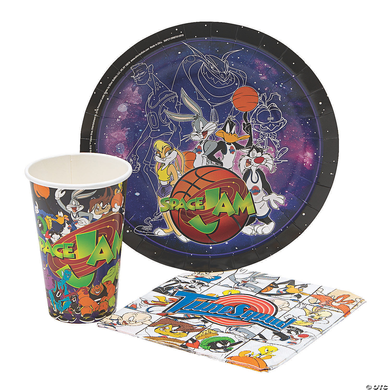 60 Pc. Space Jam Tableware Kit for 20 Guests - Discontinued