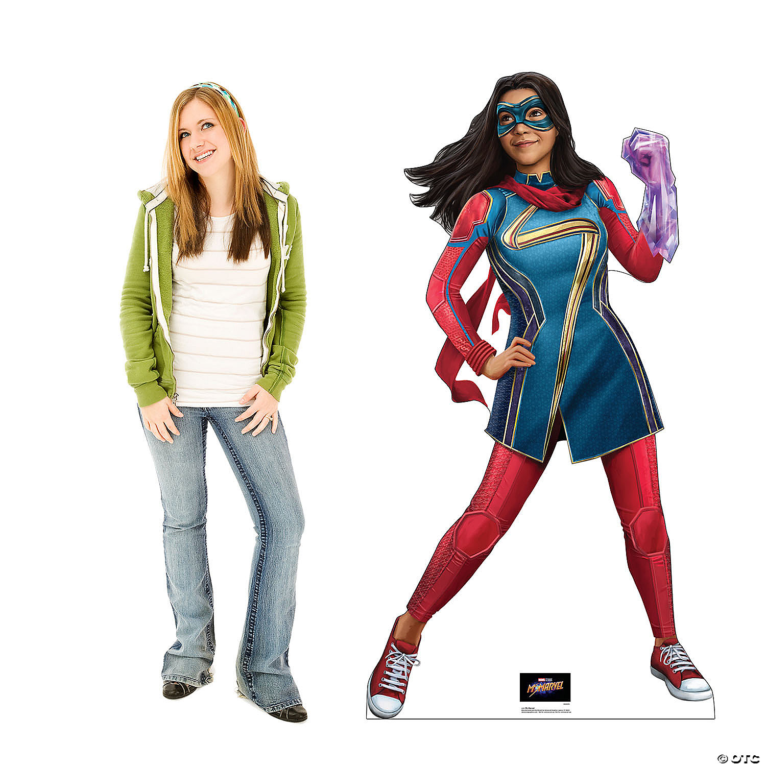 68" Marvel Comics Ms. Marvel Life-Size Cardboard Cutout Stand-Up ...