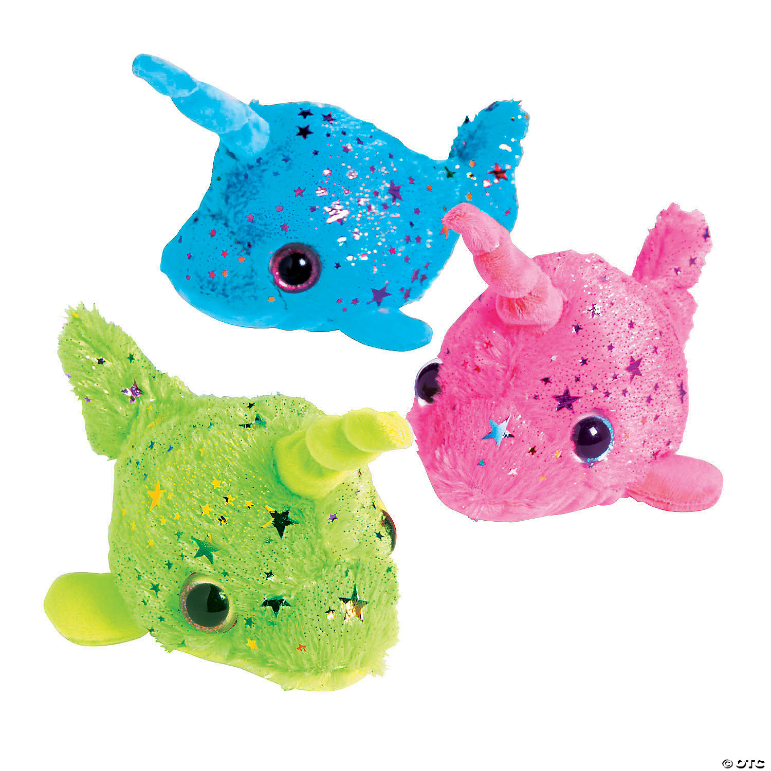 7" Small Stuffed Narwhals