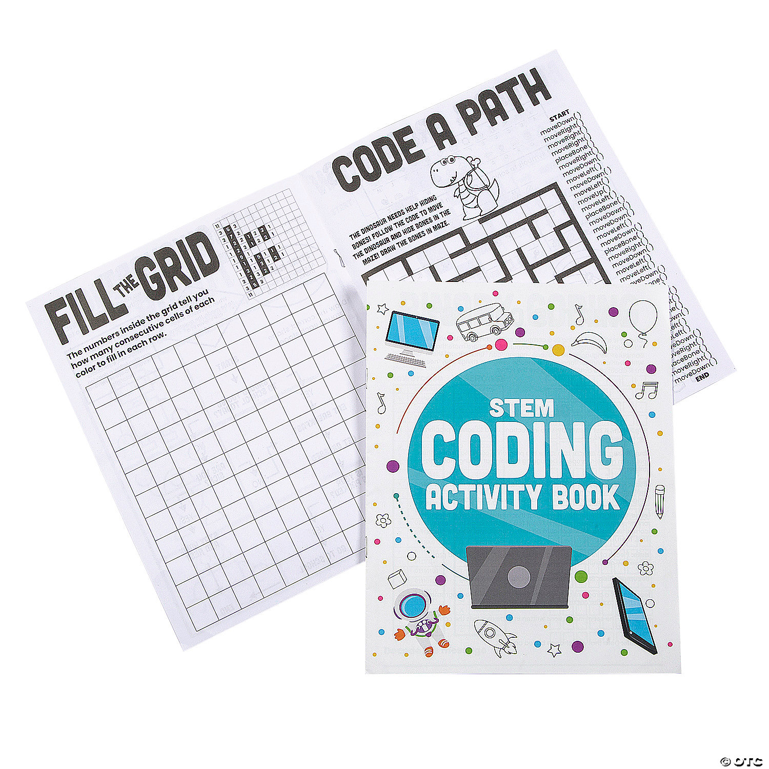8" x 10" STEM Early Coding & Programming Activity Books - 24 Pc ...