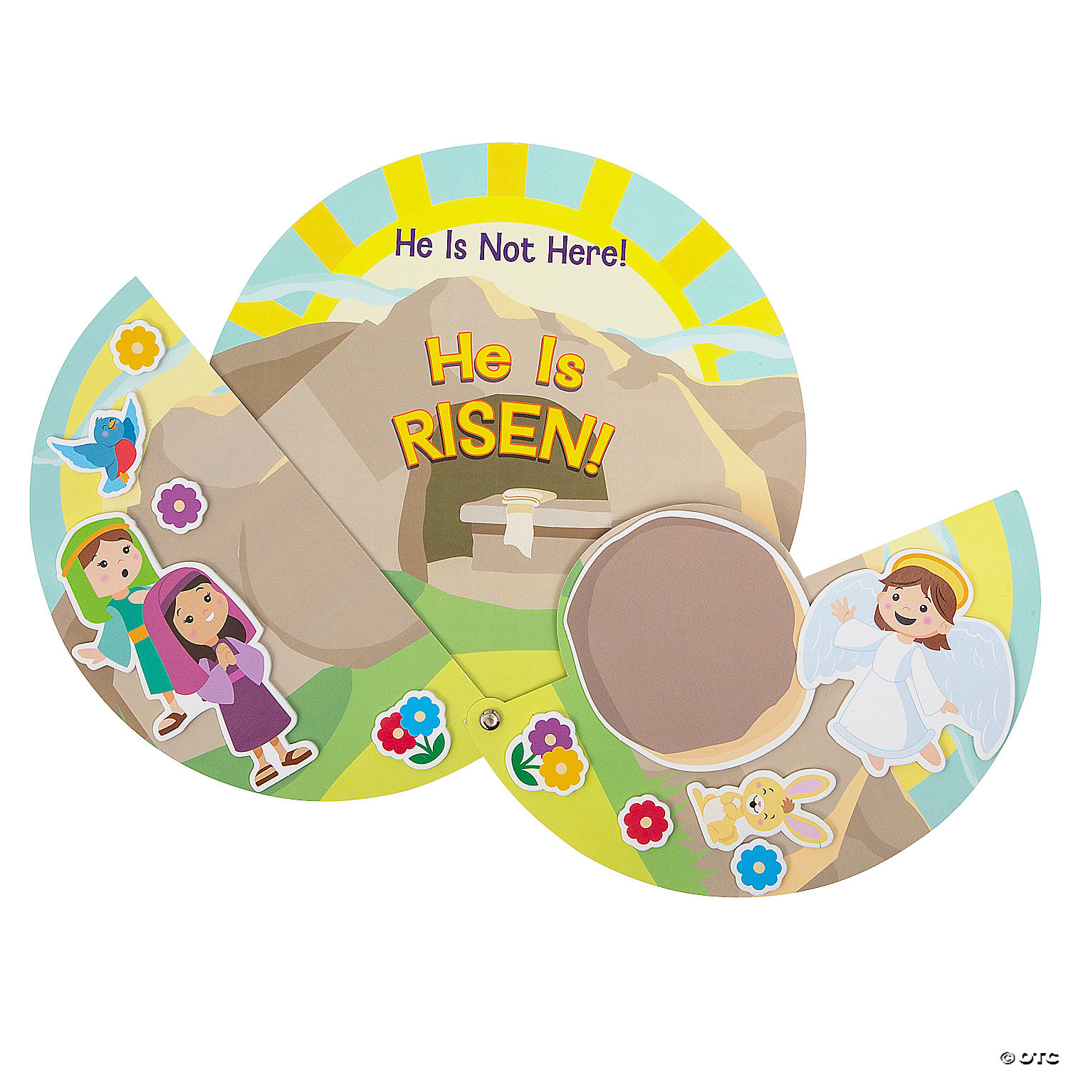 9" Religious Easter Empty Tomb Reveal Craft Kit - Makes 12