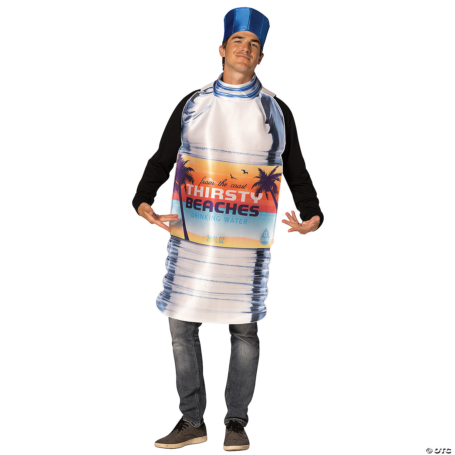 Adults Plastic Water Bottle Costume | Morris Costumes