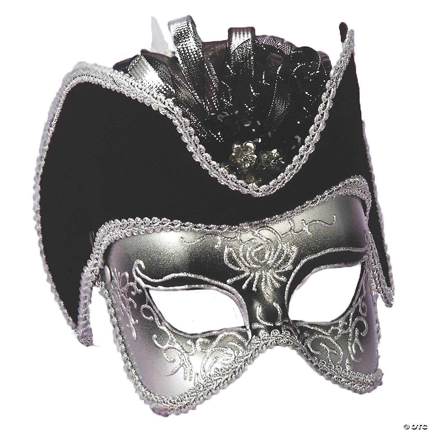 Adults Silver Venetian Mask | Oriental Trading