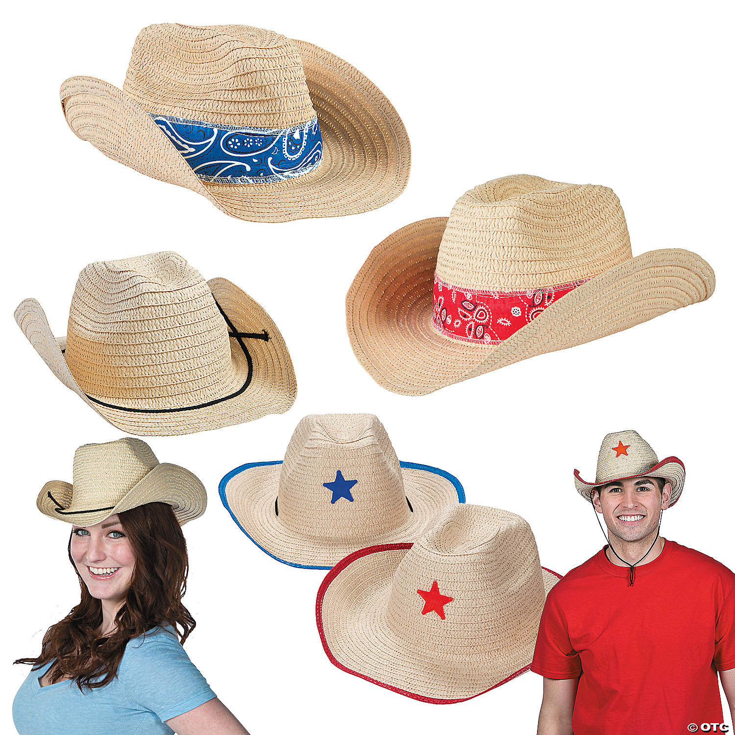 Adults Western Hat Assortment Kit