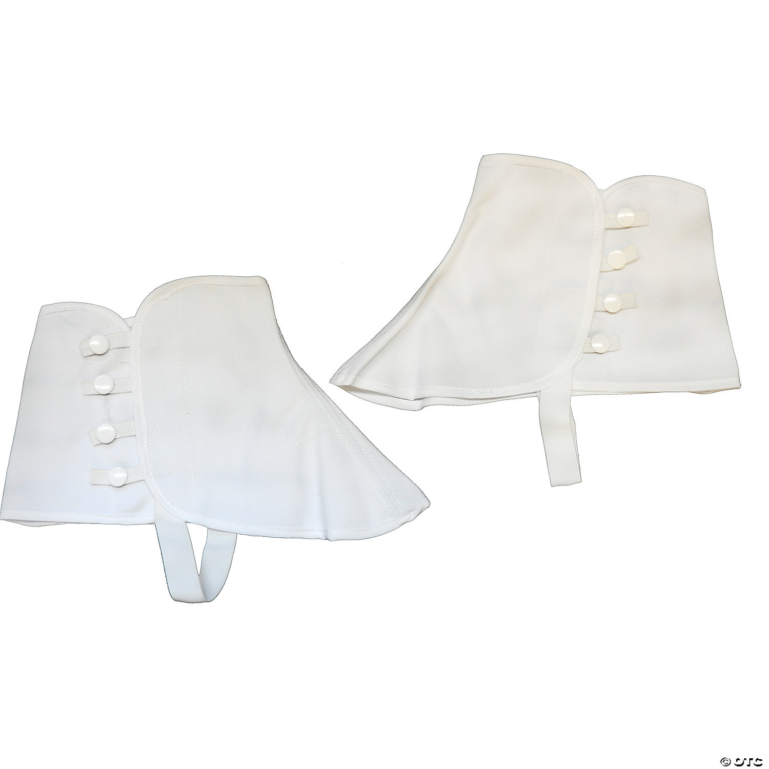 Adults White Canvas Spats - Large/Extra Large | Morris Costumes