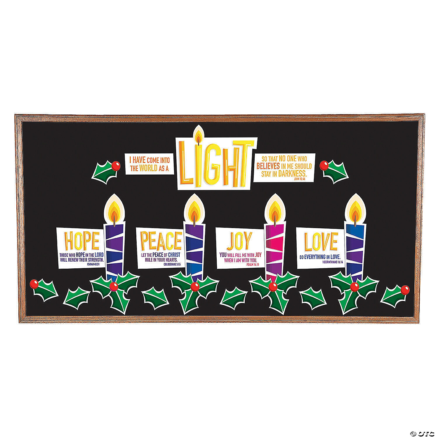 Catholic Advent Bulletin Board 90Pcs Christmas Christian Bulletin