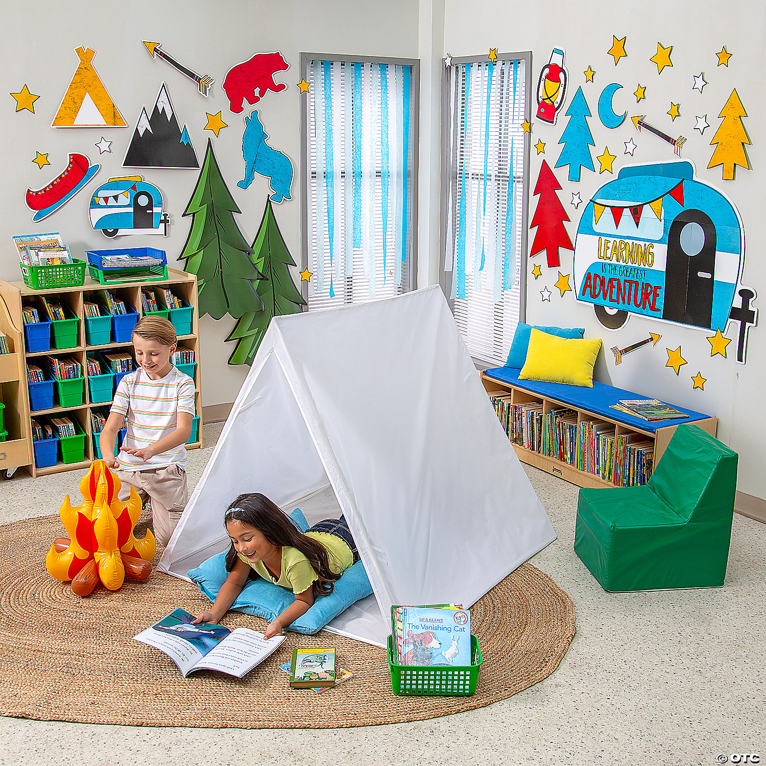 Adventure Reading Corner Tent Kit - 54 Pc. | Oriental Trading