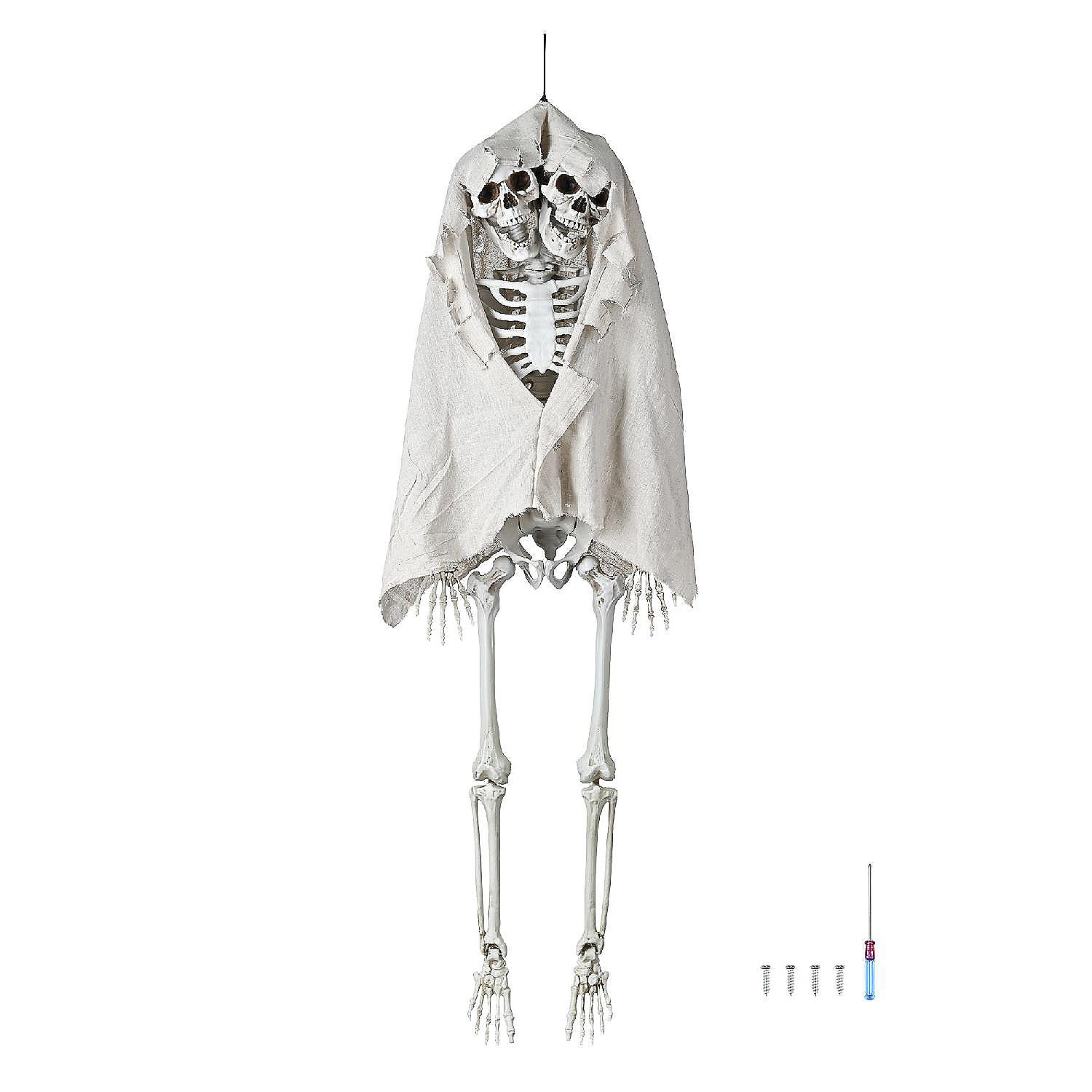 Agk - Two-Headed Skeleton Halloween Decoration
