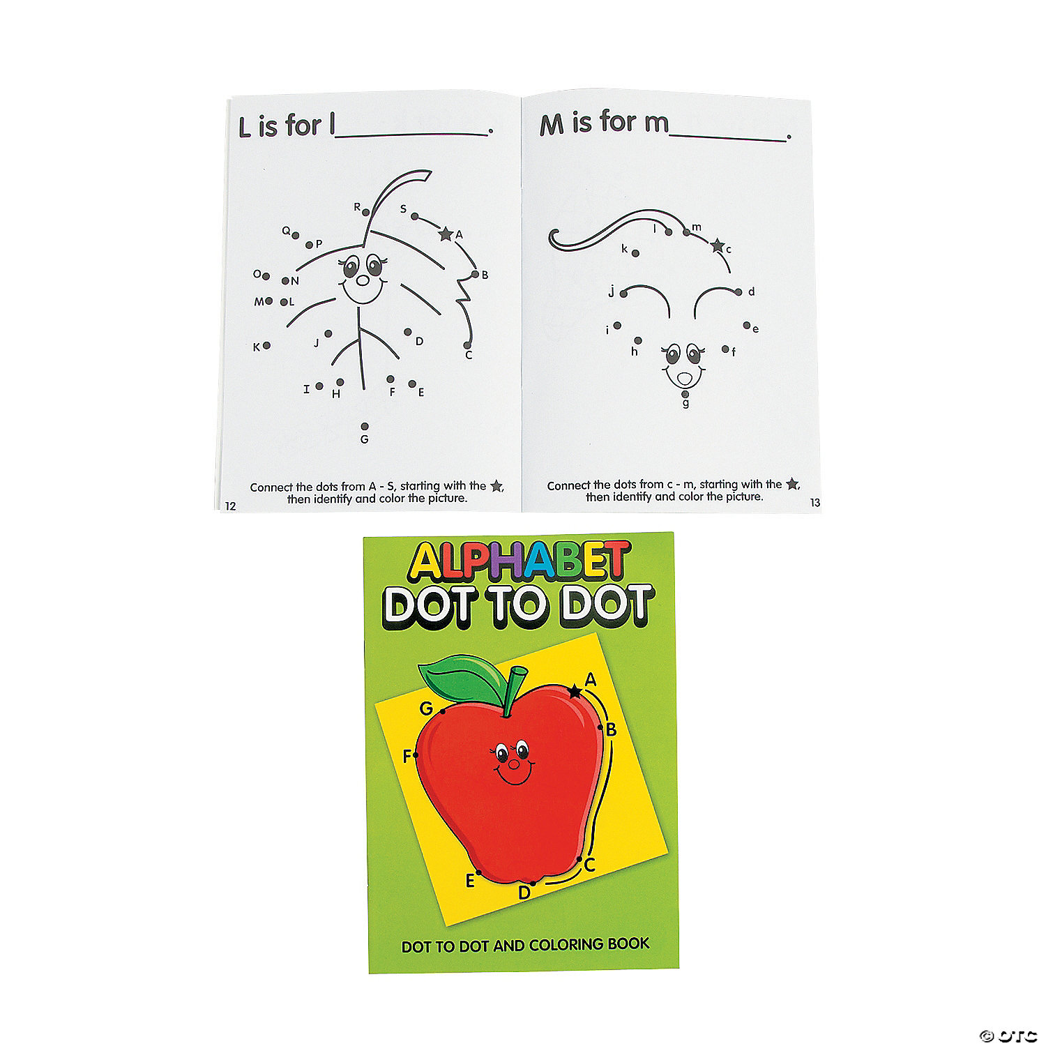 Alphabet Dot-to-Dot Activity Books - 24 Pc. - Discontinued