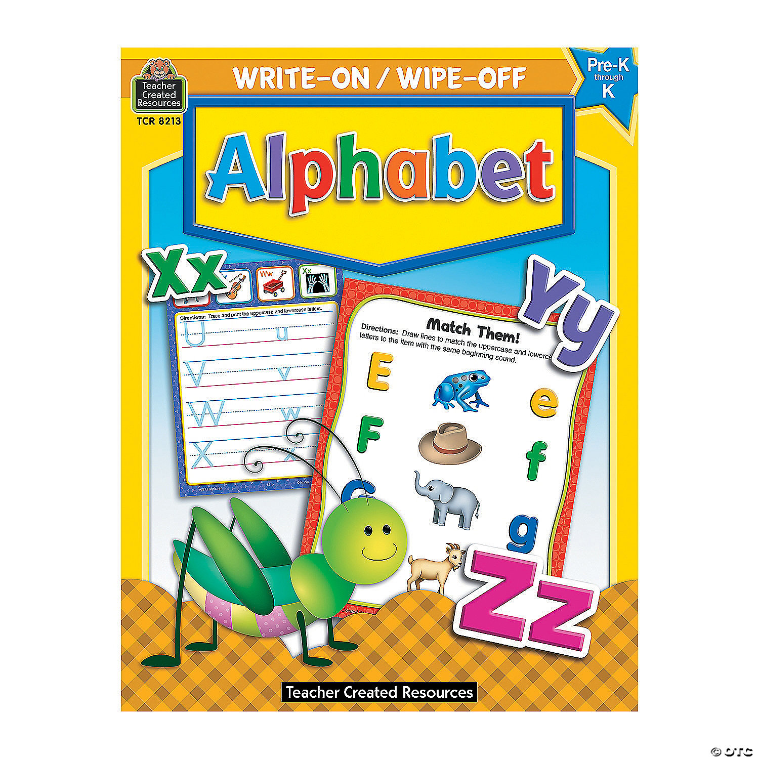 Alphabet Write-On Wipe-Off Book | Oriental Trading