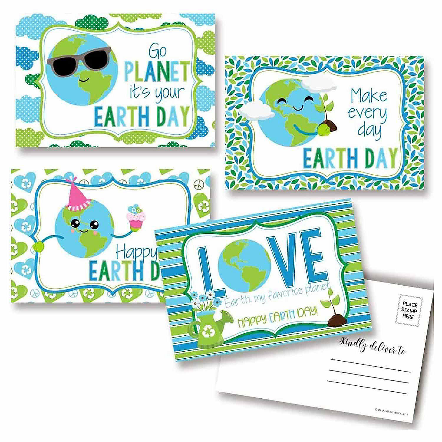 AmandaCreation Earth Day Postcards 20pc. | Oriental Trading