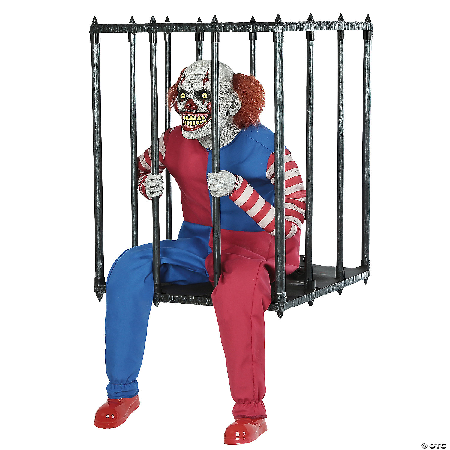 Animated Caged Clown Walk Around | Morris Costumes