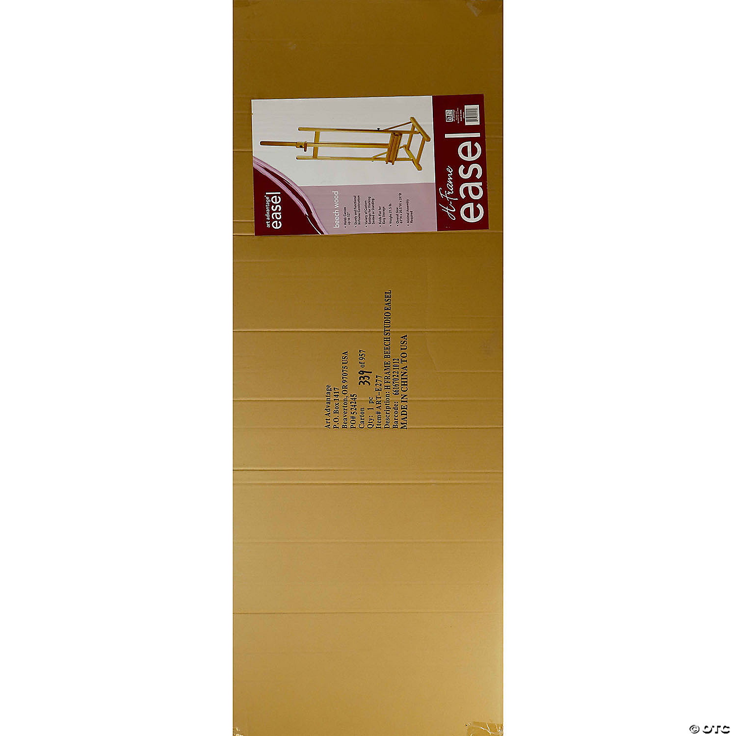 Art Advantage Easel Studio H Frame Beechwood