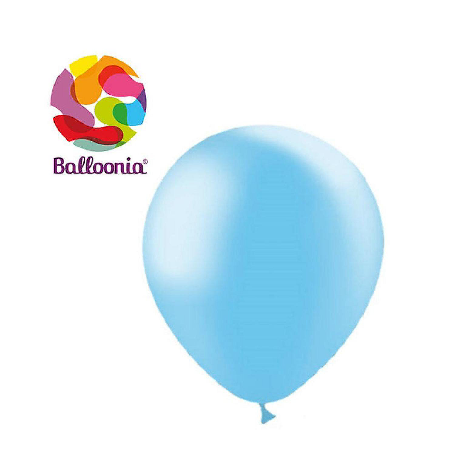 Balloonia - 10" - Blue - Metallic Balloons | Oriental Trading
