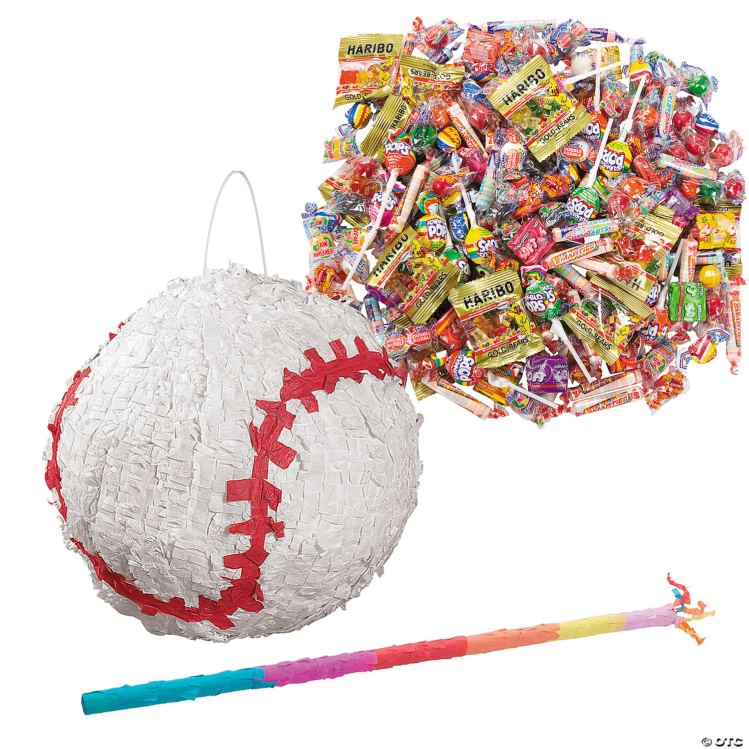 Baseball Piñata Kit - 208 Pc.