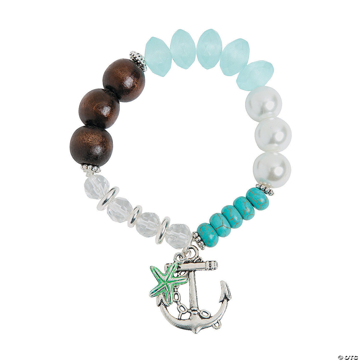 Make Five of your own stretchy Ocean Themed Bracelets DIY Sea Glass and ...