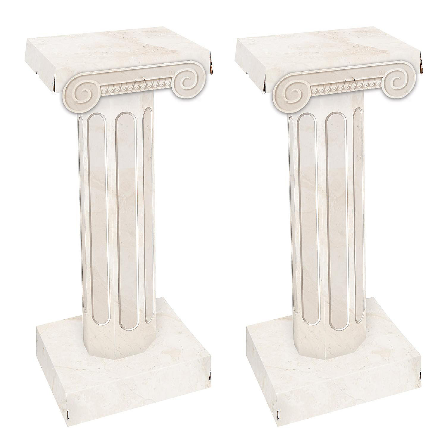 Beistle - 3-D Column Props - 4 Pack | Oriental Trading