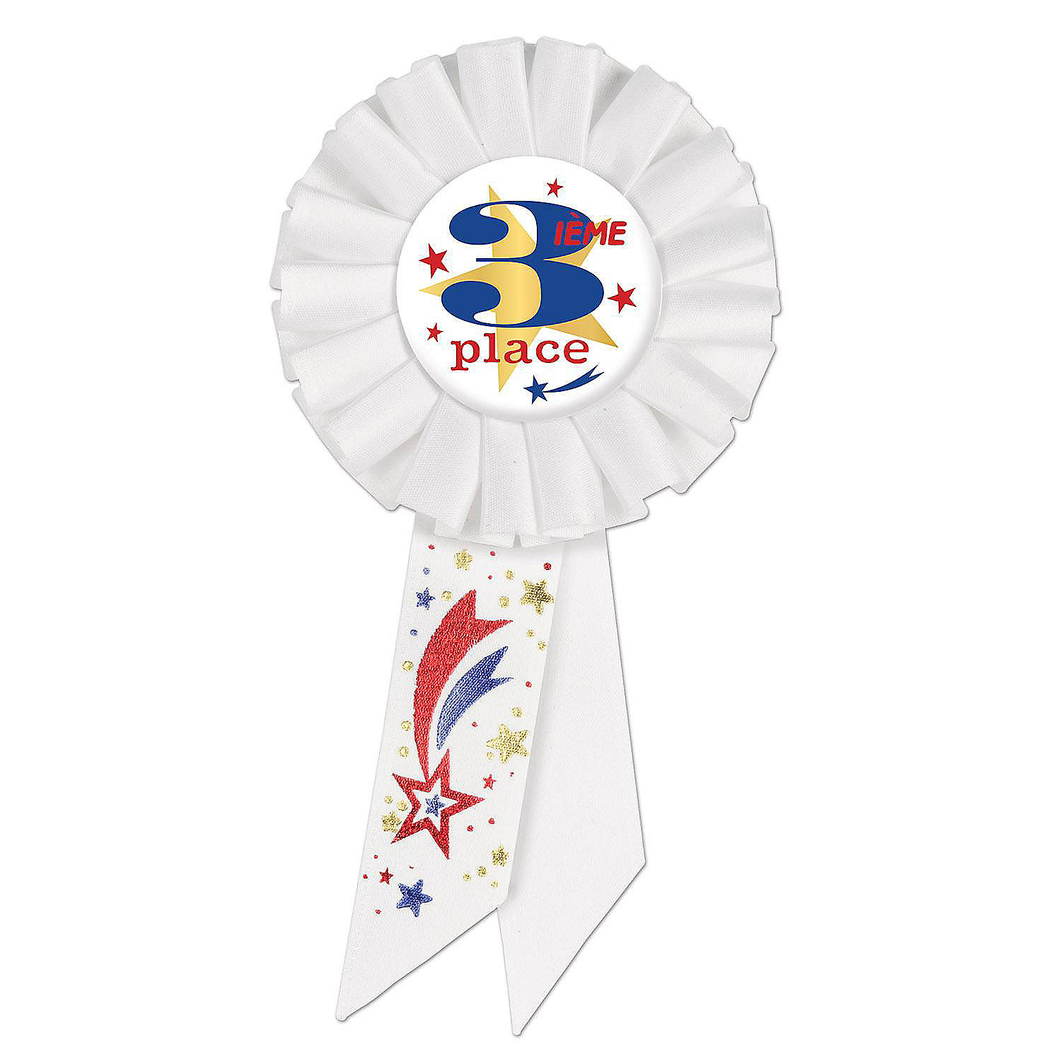 Beistle - 3ieme Place (3rd Place) Rosette - 6 Pack | Oriental Trading