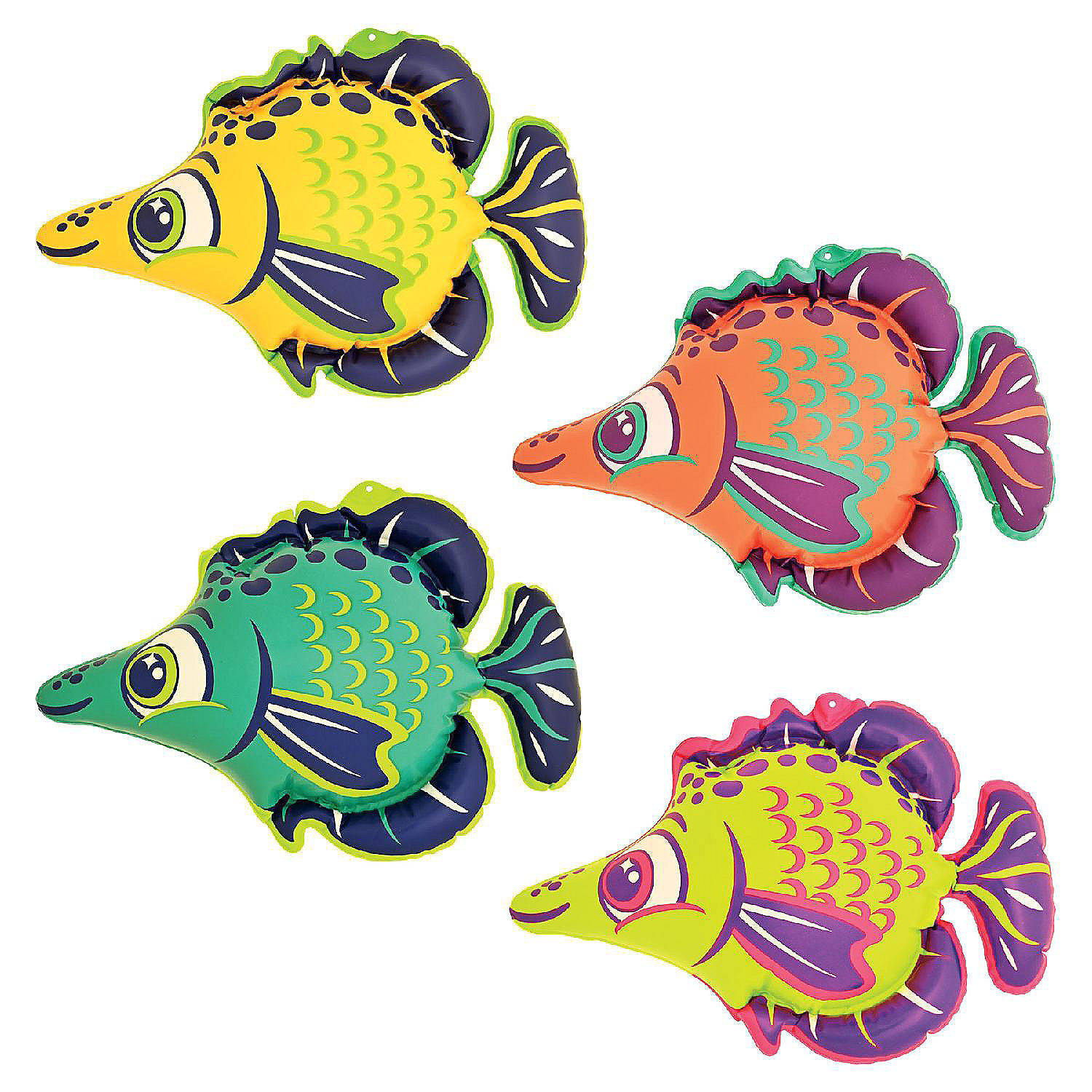 Beistle - 7½" x 11" Inflatable Fish - 6 Pack | Oriental Trading
